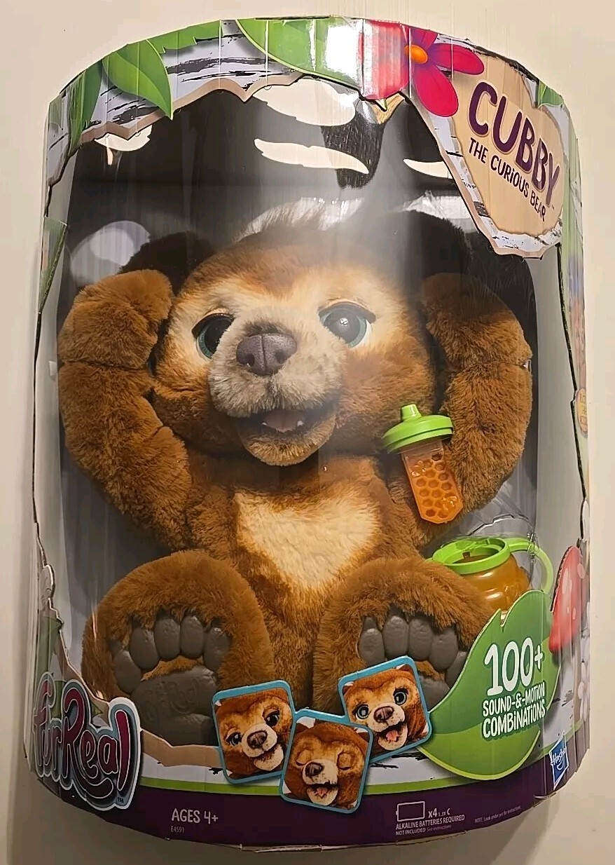 FurReal Cubby The Curious Bear Interactive Plush Toy - E4591 for sale ...