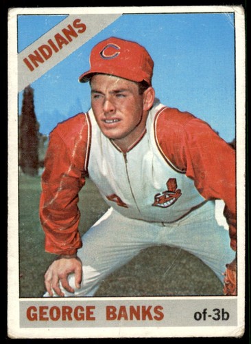 1966 Topps George Banks Cleveland Indians #488 VG (Corner Wear) | eBay