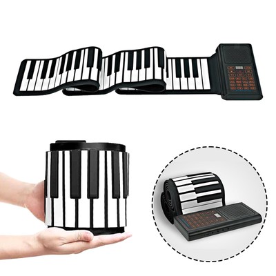 Roll up 88 Keys Piano Keyboard 88 Keys Roll up Flexible Piano Piano ...
