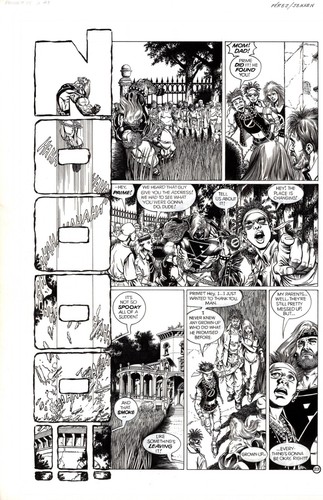 Original GEORGE PEREZ (AVENGERS, JUSTICE LEAGUE) PRIME Comic Book Art ...