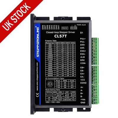 STEPPERONLINE Nema 23 Closed Loop Stepper Motor Driver 0-8.0A 24-48VDC ...