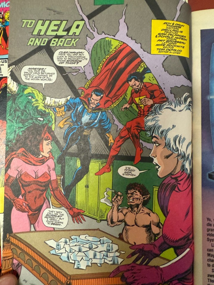 DOCTOR STRANGE SORCERER SUPREME #35 R. Thomas-D. Thomas originale USA ...