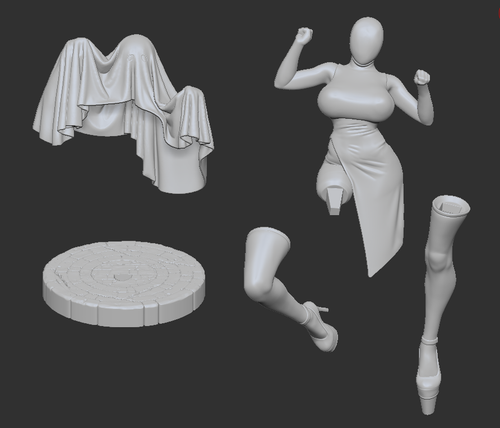 Thicc Ghost Girl Figure / Statue various sizes | eBay