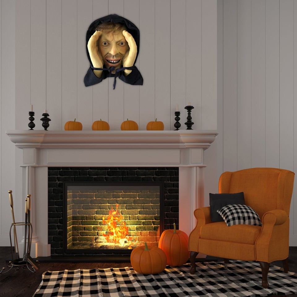 Scary Peeper Freak Halloween Decoration, Scary Peeper Window Prank ...