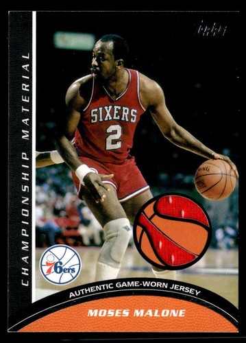 2009-10 Topps Championship Materials Moses Malone Jersey 1 color ...