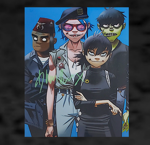 CG_template test GORILLAZ Damon Albarn Signed Autographed 8x10 Photo ...