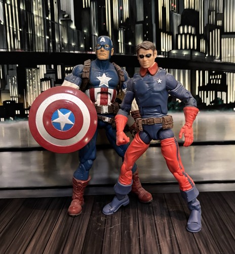 Marvel Legends Captain America and Bucky Action Figures. 6” Scale | eBay