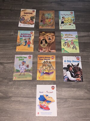LOT OF 10 NEW McGraw Hill Level Readers Grade K 1 2 3 Leveled Paperback ...
