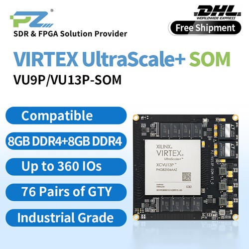 Puzhi Xilinx SOM FPGA Virtex Ultrascale+ XCVU9P VU13P 19P ASIC ...