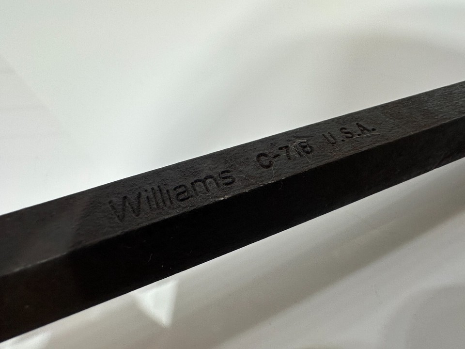 Williams Tools USA C-718 Rolling Head Pry Bar, Lady's Foot Crow Bar ...