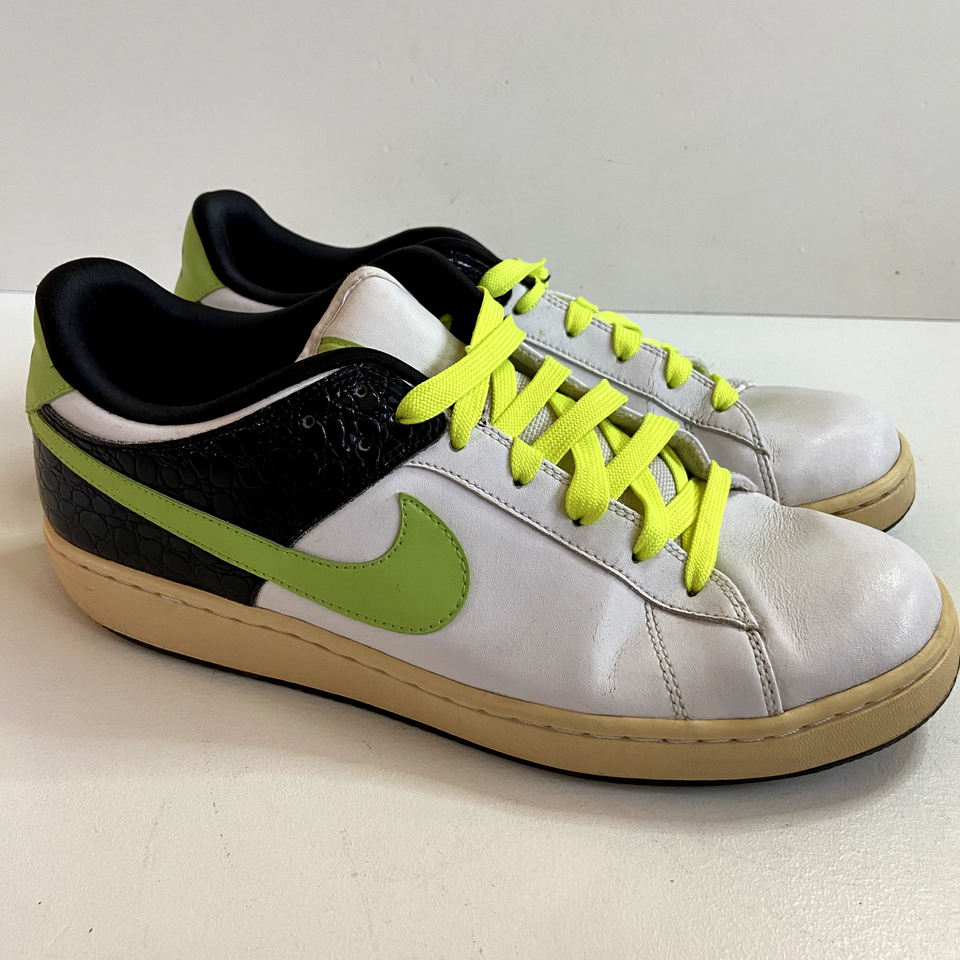 Nike Dunks Santa Cruz Brown Leather Fat Tongue Skate Shoe Sz 10 White ...