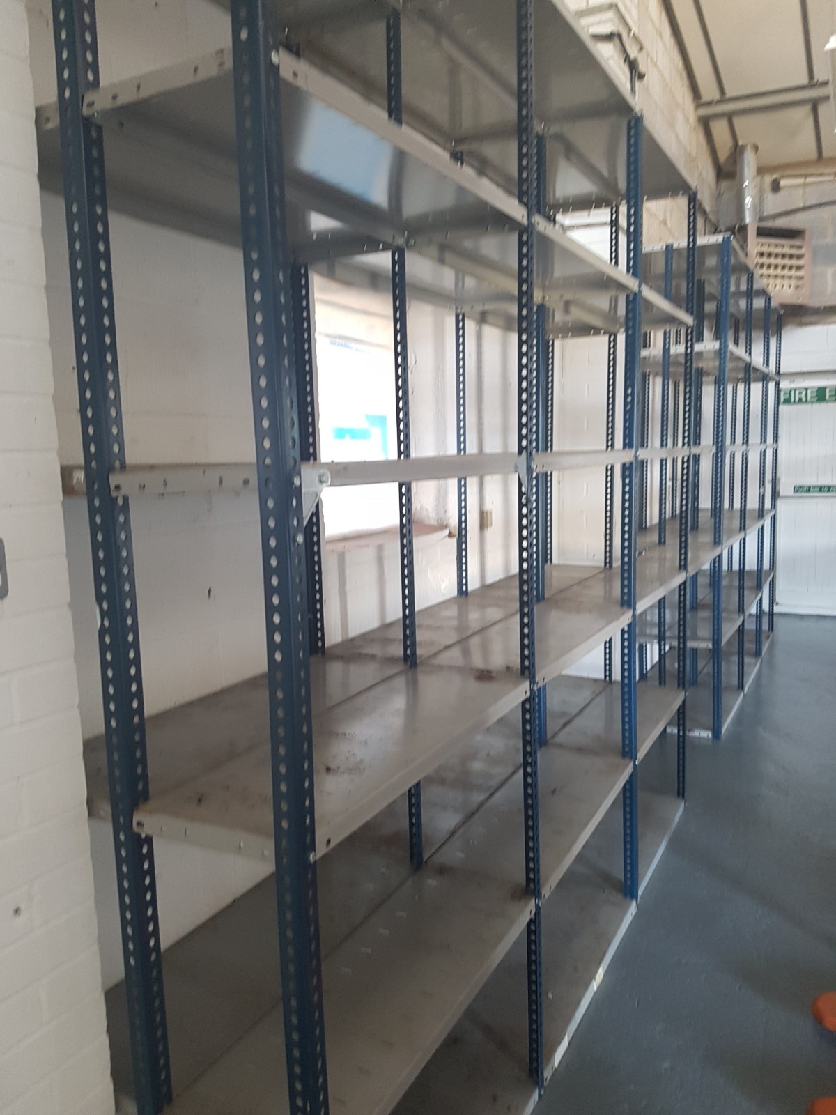 Dexion shelving racking X2 Triple Bay, Total 18ft, 36 Shelves | eBay UK