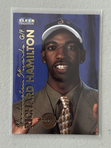 RICHARD HAMILTON RIP 1999-00 Fleer Tradition #213 RC Rookie Wizards ...