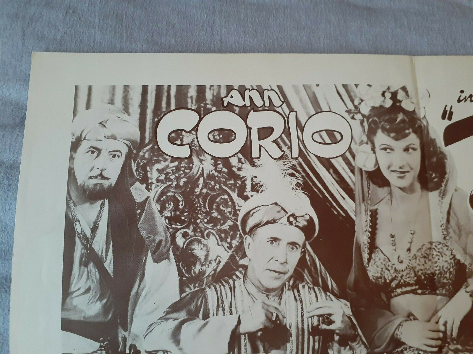 The Sultan's Daughter (Original Poster) Starring Ann Corio (1943) | eBay