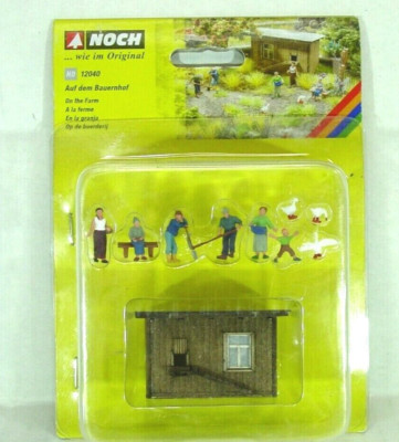NOCH HO SCALE ON THE FARM FARM SCENE 12040 | eBay