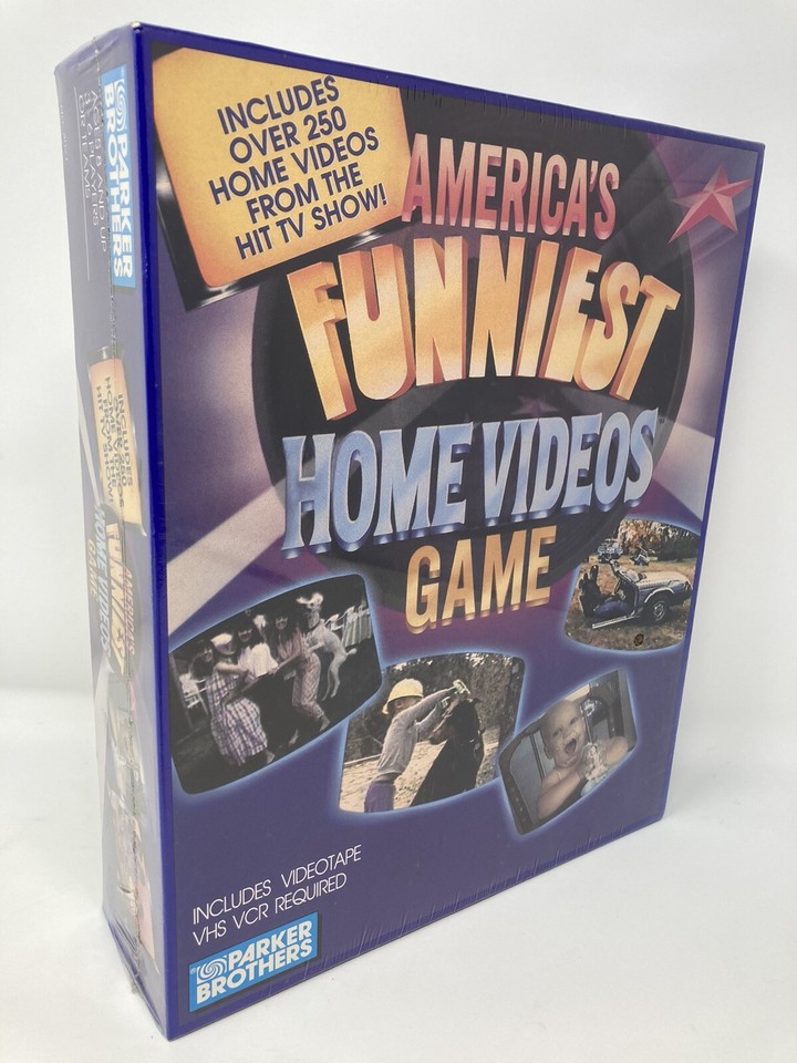 NEW AFV America's Funniest Home Videos Parker Brothers VHS VCR TV Show ...