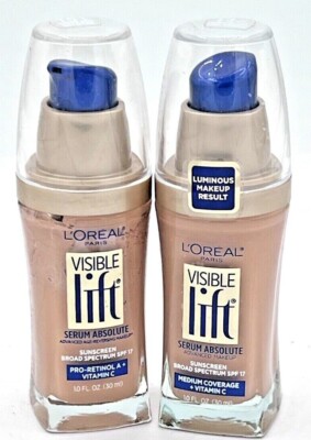 L'Oreal Visible Lift Serum Absolute Advanced Age-reversing Makeup ...