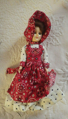 Carlson Dolls Frontier Lady 8-18 Plastic Made In USA 7" Tall | eBay