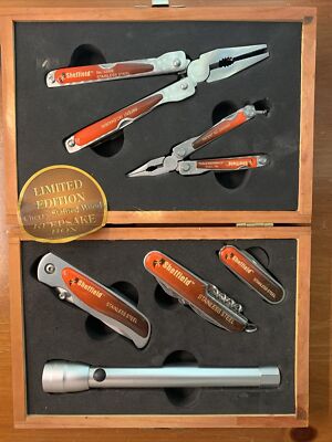 Sheffield Multi Tool kit , Pocket Knife, Flashlight, Plyers, Wrench Stainless | eBay