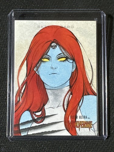 2023 Upper Deck Fleer Ultra Wolverine - Sketch 1/1 MYSTIQUE By LYDI LI ...