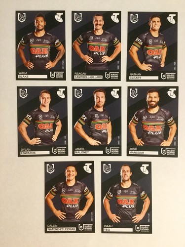 2019 NRL MAGIC ROUND TRADING CARDS - PENRITH PANTHERS COMPLETE TEAM SET ...