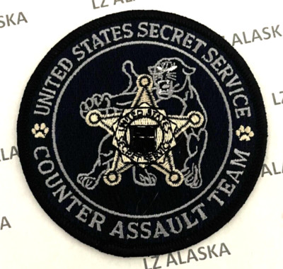 US SECRET SERVICE COUNTER ASSAULT TEAM (CAT) PATCH (PD11 ) BLACK & GRAY ...