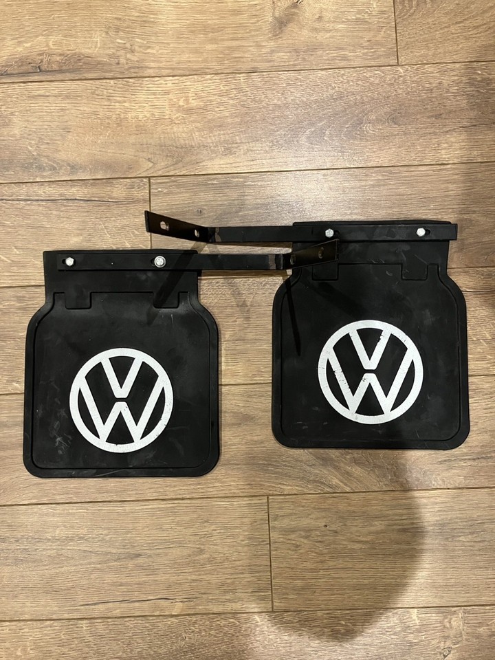Repro VW Classic Beetle Rear Mud Flaps And Brackets | eBay UK