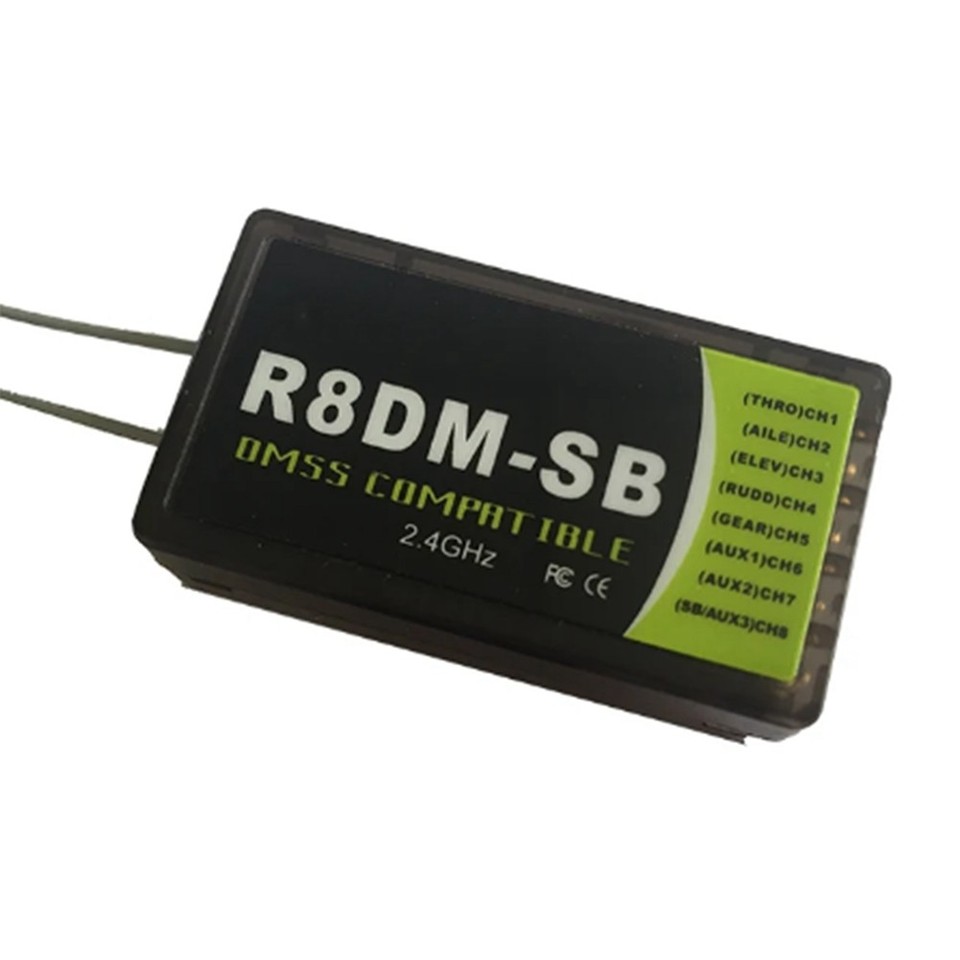 2.4GHz DMSS Receiver R8DM-SB R6DM-SB R4DM-SB for JR XG6 XG7 XG8 X (R4DM ...
