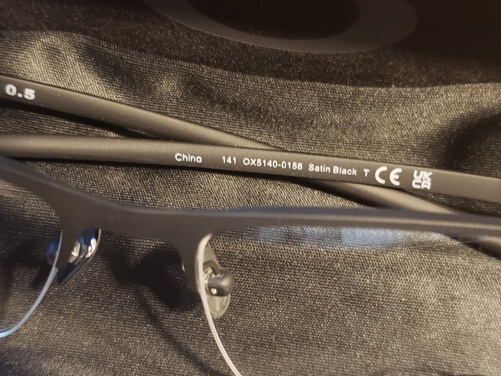 NEW Oakley The BAR 5.0 OX5140-01 Satin Black Frame 56 mm Demo Lens ...