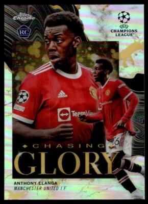 2022 Topps Chrome Chasing Glory Anthony Elanga Rookie G34 #CG-11 | eBay