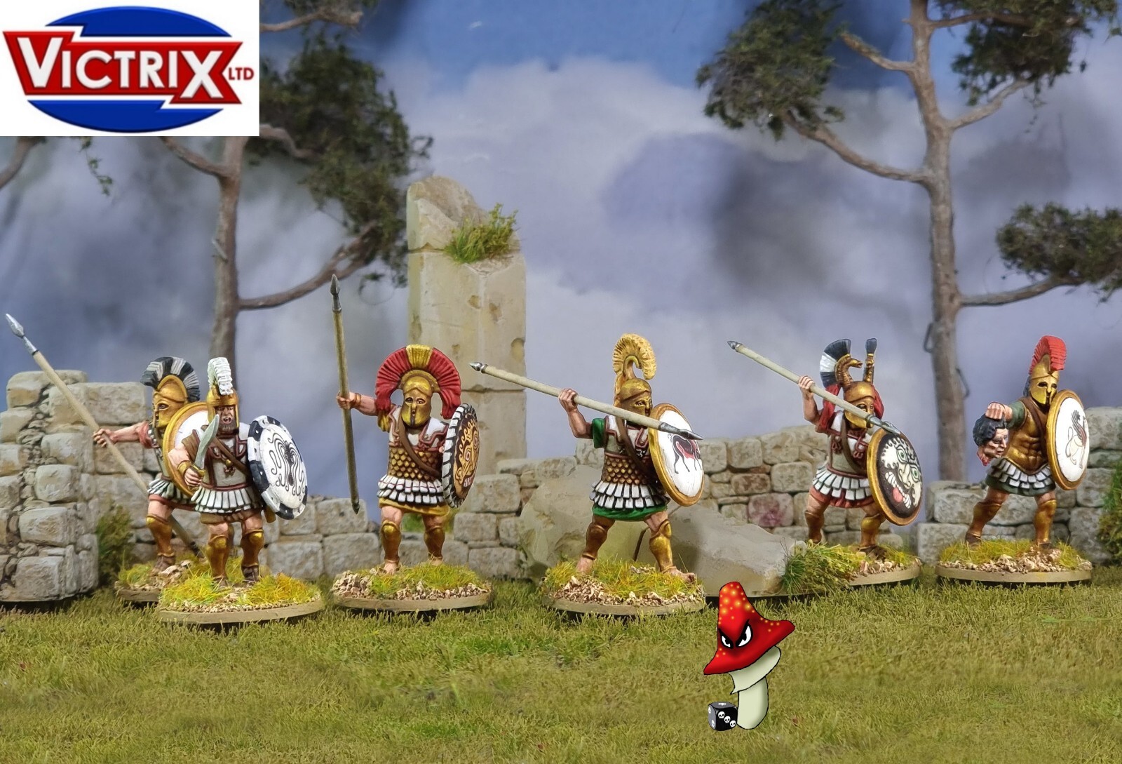 Victrix Greek Hoplites 28mm 1/56 scale 1 x Sprue historical Greek ...