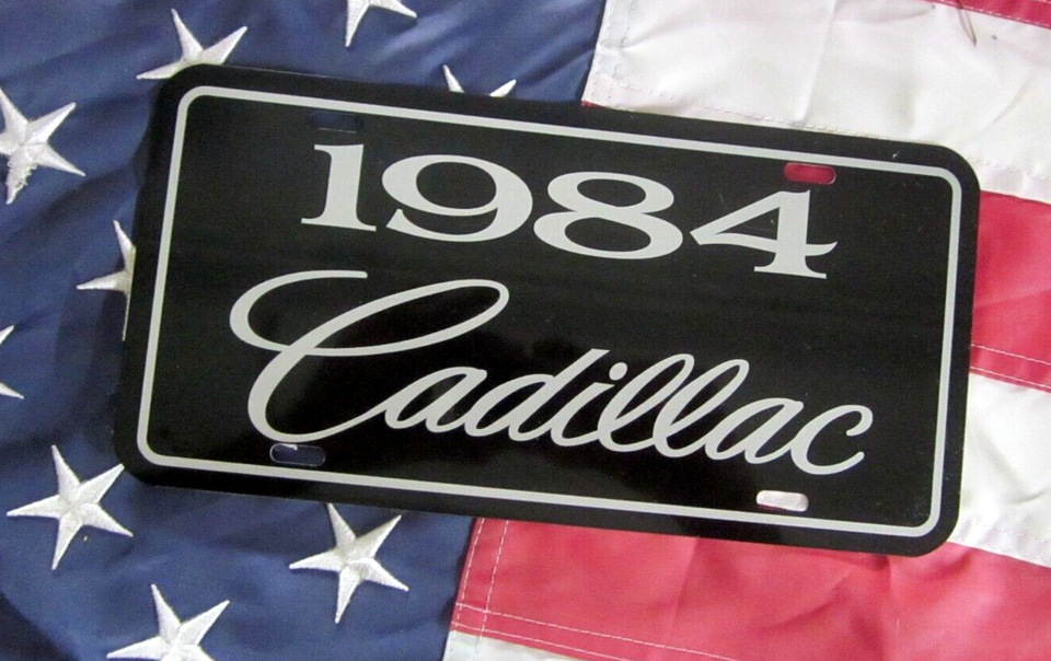 1984 Cadillac license plate tag 84 Caddy Eldorado DeVille Seville ...