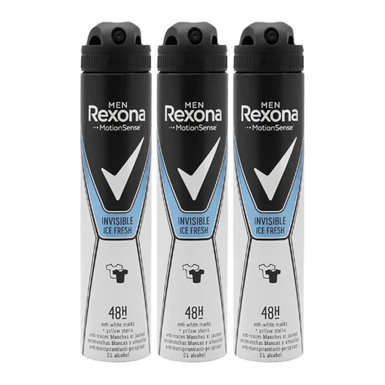 Rexona Invisible Ice Fresh 48 Hour Body Spray Deodorant, 200ml (Pack of ...