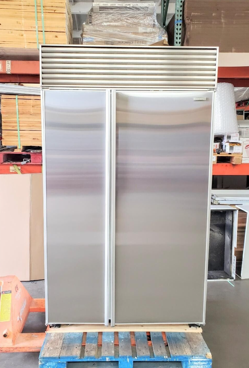RECONDITIONED SUB-ZERO 48" REFRIGERATOR PERFECT STAINLESS STEEL DOORS ...