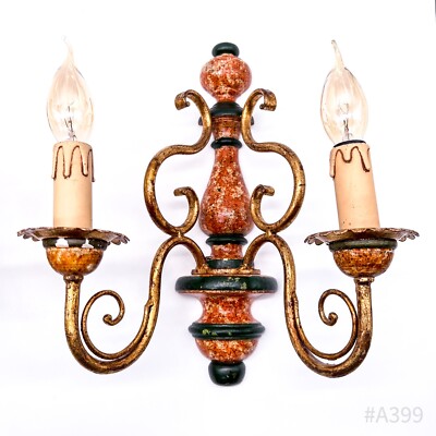 Vintage Biasca-Leuchten Wandlampe Wandleuchte Florentiner Lampe Art. Nr ...