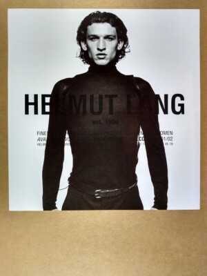 2001 Helmut Lang men's clothing vintage print Ad | eBay