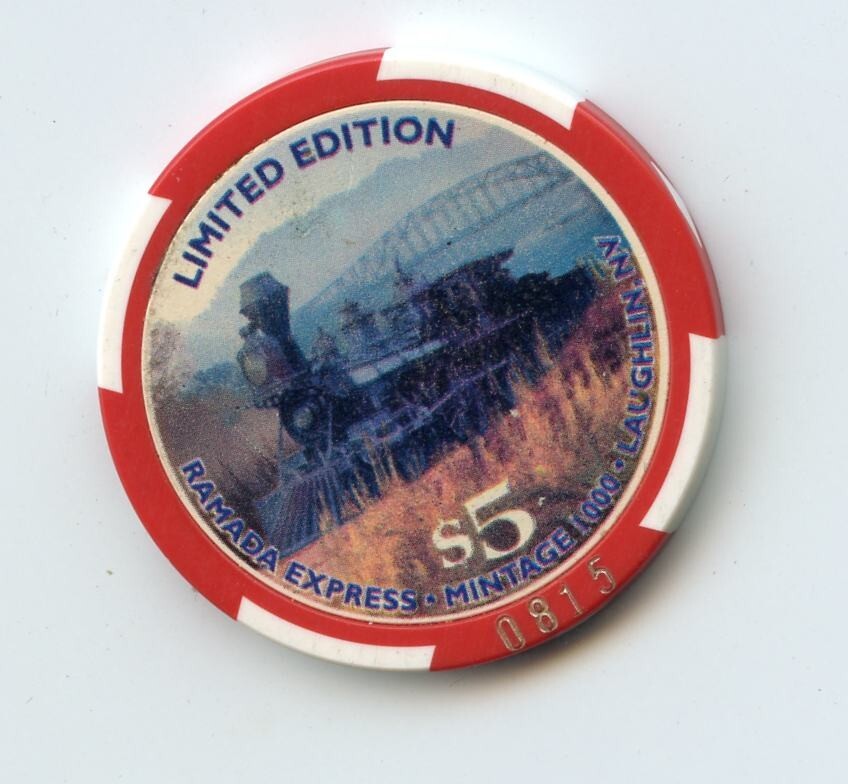5.00 Chip from the Ramada Express Casino Laughlin Nevada Rally 1998 | eBay