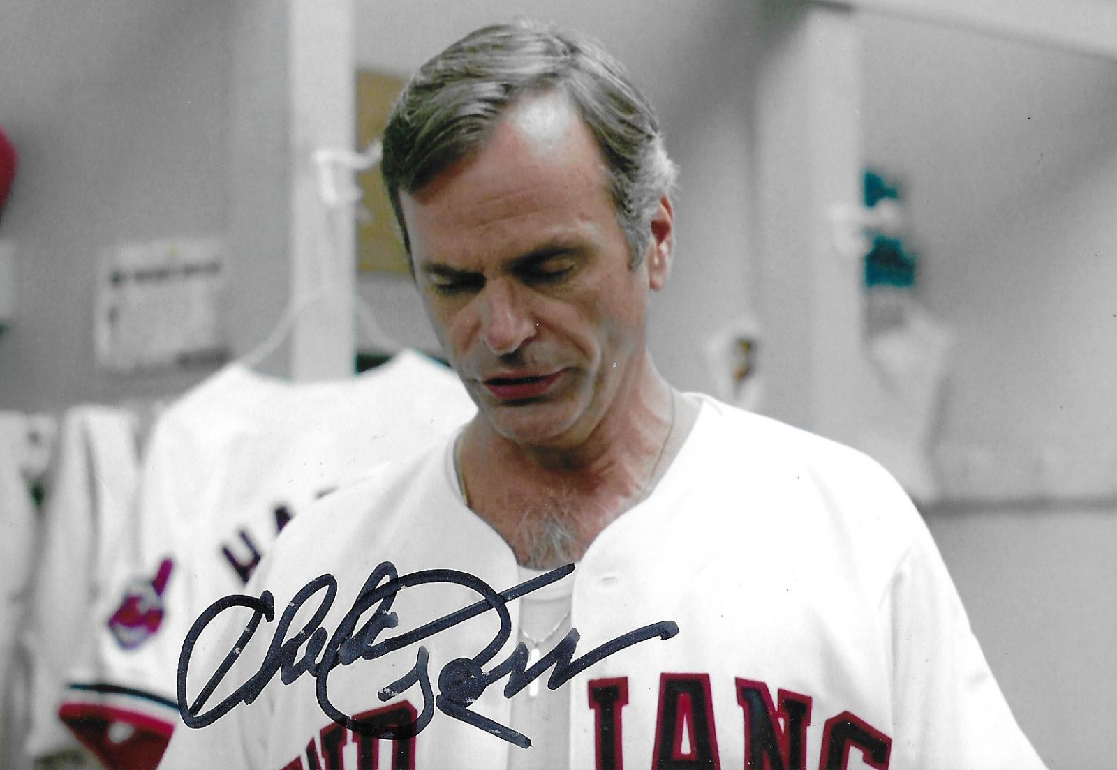 Chelcie Ross auto-signed 4x6 photo Major League Rudy Hoosiers Actor COA ...