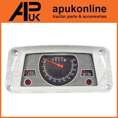 Rev Counter Fuel Temperature Gauge Dash ACW for Ford 7000 7600 Tractor ...