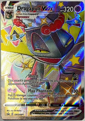 Shining Fates Dragapult Vmax Promo Shiny Full Art Pokemon TCG Card ...