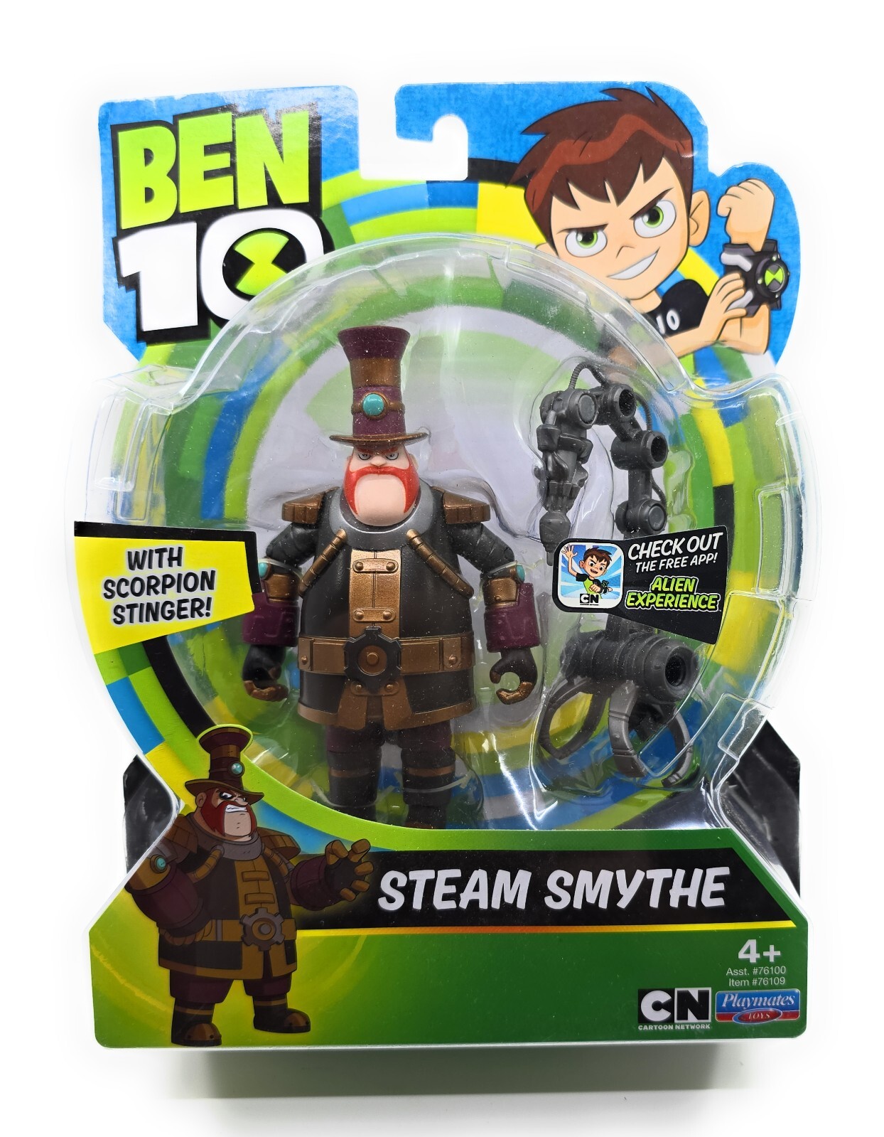 New BEN 10 Steam Smythe with Scorpion Stinger Action Figure by ...