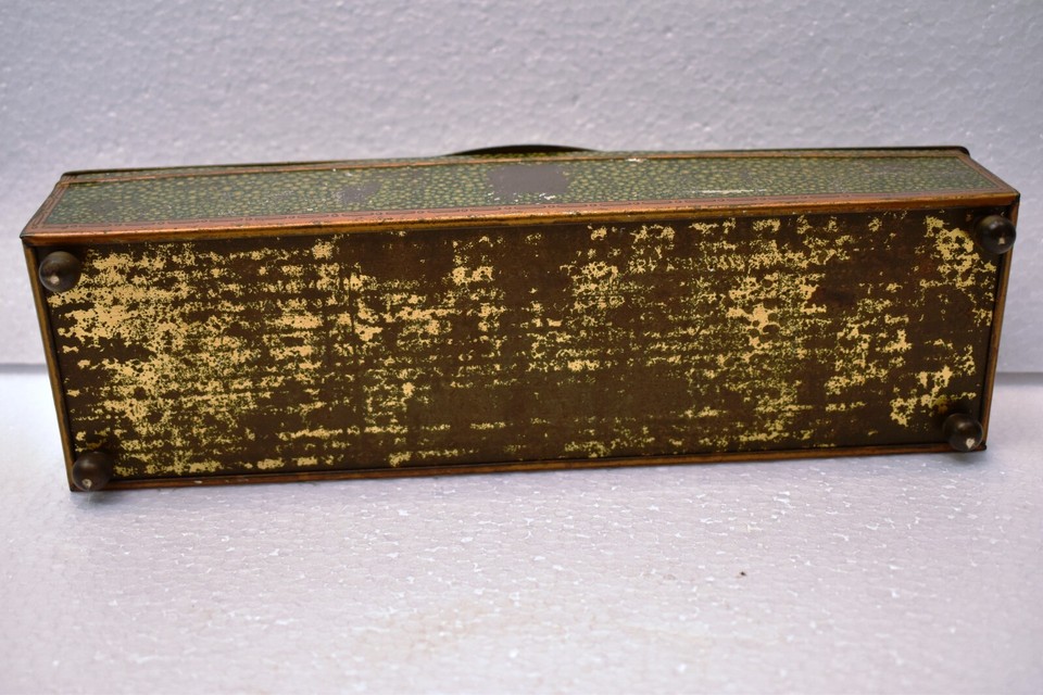 Antique Metal Cigarette Box - Passing Show Cigarettes - Circa 1920s ...