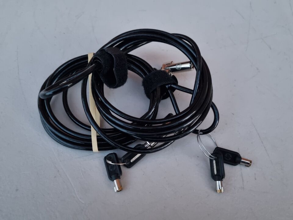 Joblot of 2 HP Nano Master Keyed Cable Lock 1AJ39AA. Joblot of 2 ...