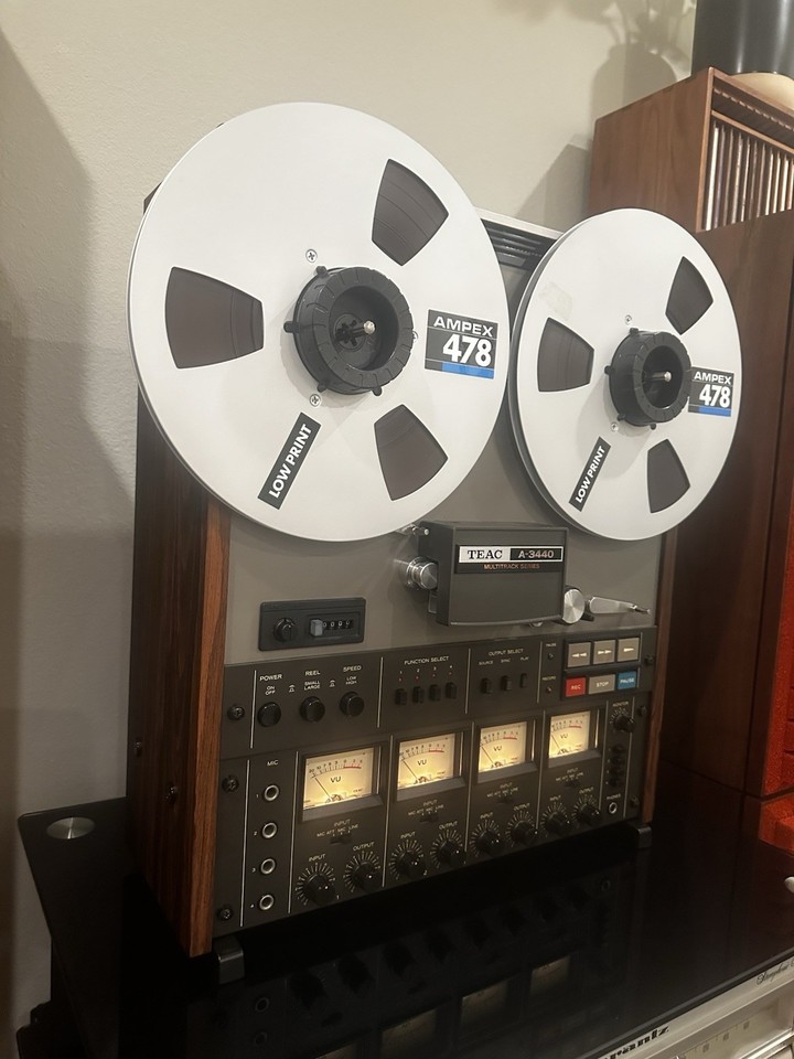 TEAC A-3440 4-Channel Simul-Sync Reel-to-Reel Tape Recorder | eBay