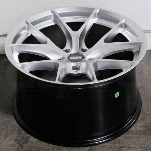 18x10.5 ESR RF02 RF2 Custom 5x112 22 Hyper Silver Wheels Rims Set(4) 73 ...