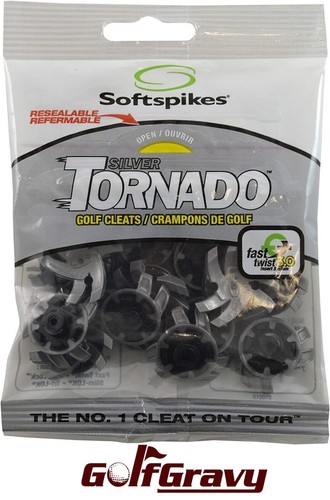 18 Softspikes Silver Tornado Fast Twist 3.0 Golf Cleats Spikes / Tour ...