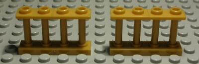 Lego City Zaun Geländer 1x4x2 Gold 2 Stück (1022) | eBay