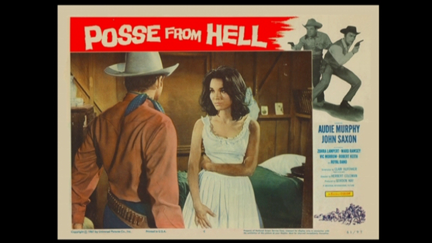 POSSE FROM HELL - 1961 Audie Murphy, Zohra Lampert, John Saxon, Vic Morrow | eBay