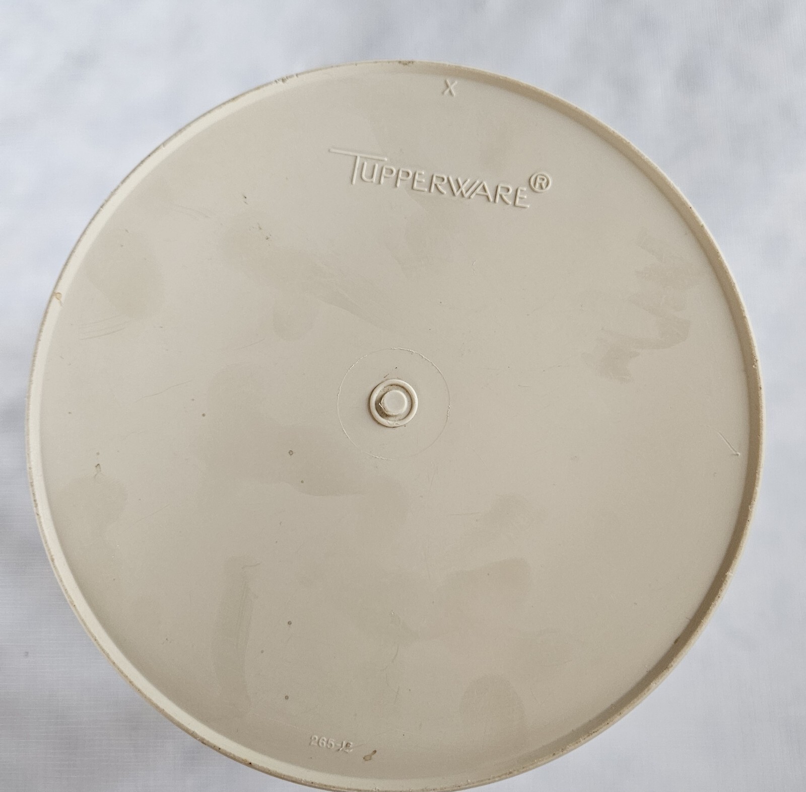 Vintage Tupperware Starburst Beige Almond Canister Container with Lid 7 ...