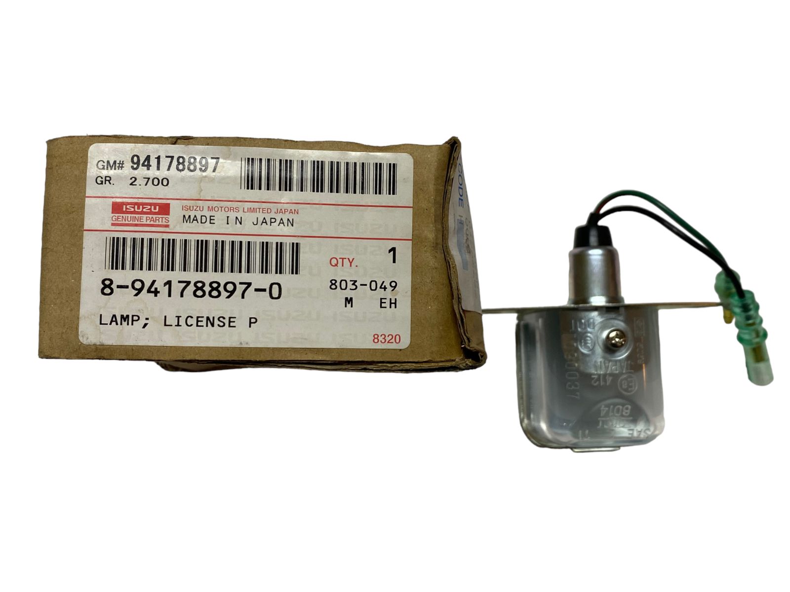 8941788970 Isuzu Lamp License P 8941788970 Genuine OEM Part for sale ...